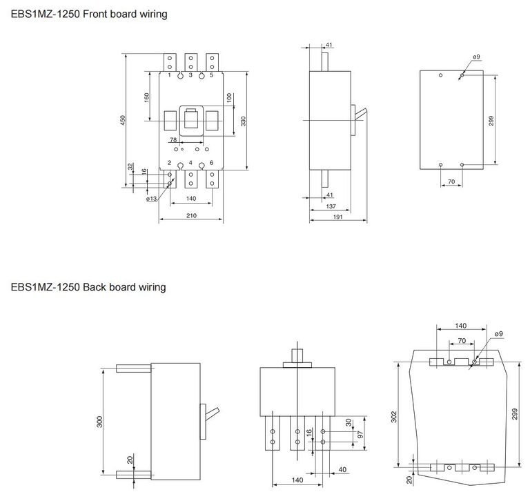 EBS1MZ DC Moulded Case Circuit Breaker - Shanghai Ebasee Electric Co.,Ltd