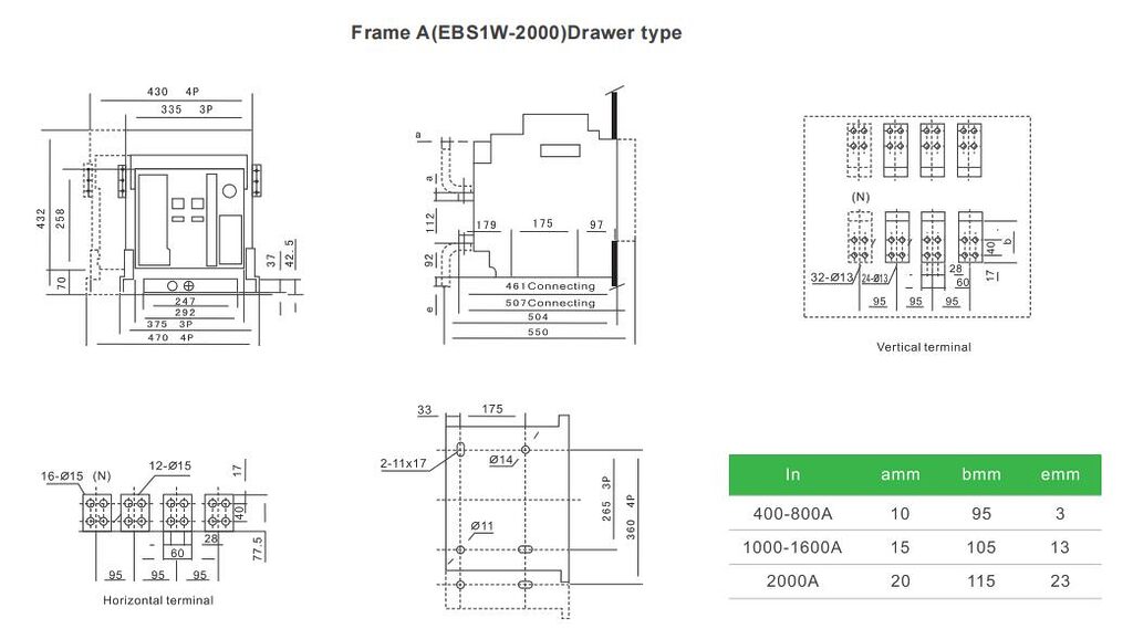 EBS1W Air Circuit Breaker - Shanghai Ebasee Electric Co.,Ltd