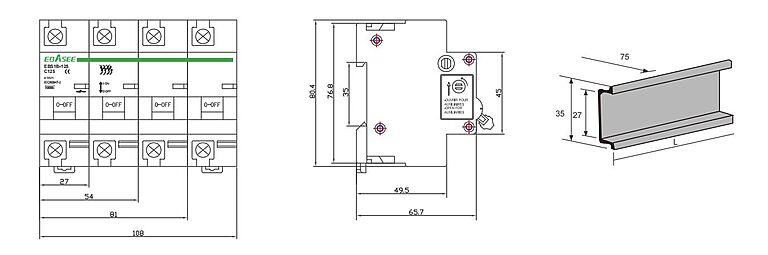 EBS1B-125 Miniature Circuit Breaker - Shanghai Ebasee Electric Co.,Ltd
