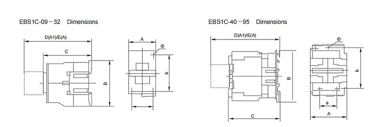 EBS1C AC Contactor - Shanghai Ebasee Electric Co.,Ltd