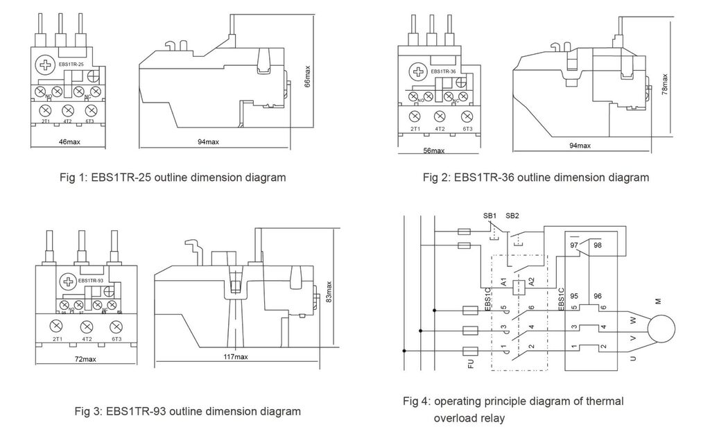 EBS1TR Thermal Relay - Shanghai Ebasee Electric Co.,Ltd