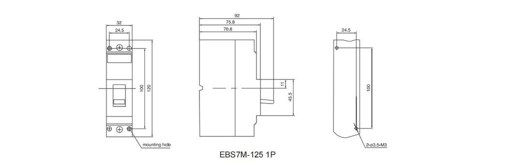 EBS7M Moulded Case Circuit Breaker - Shanghai Ebasee Electric Co.,Ltd