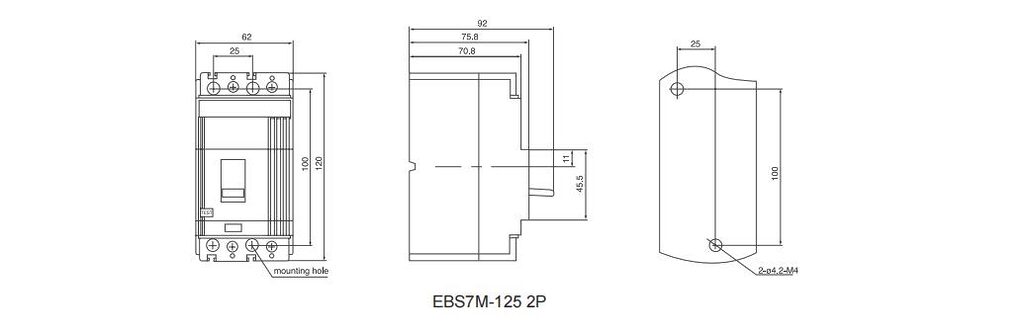 EBS7M Moulded Case Circuit Breaker - Shanghai Ebasee Electric Co.,Ltd