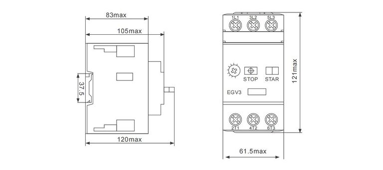 EGV3 Motor Protection Circuit Breaker - Shanghai Ebasee Electric Co.,Ltd