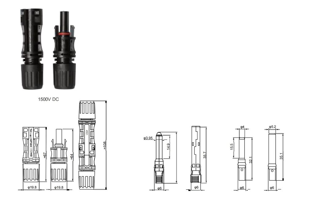 Photovoltaic DC connector - Shanghai Ebasee Electric Co.,Ltd