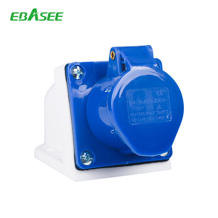 E Series IP44 / IP67 Industrial Wall Mounted Socket Outlet - Shanghai ...