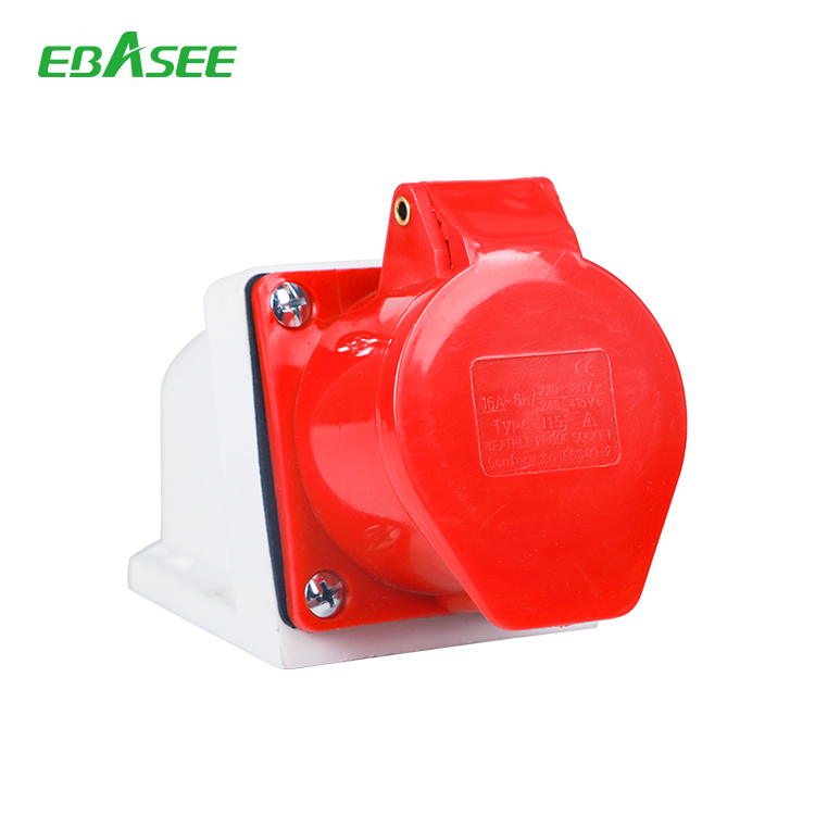 E Series IP44 / IP67 Industrial Wall Mounted Socket Outlet - Shanghai ...