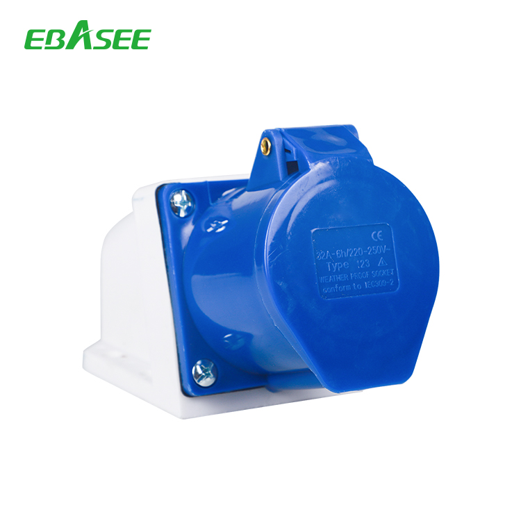 E Series IP44 / IP67 Industrial Wall Mounted Socket Outlet - Shanghai ...