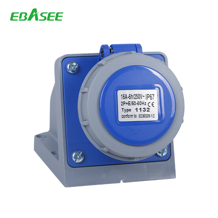 SN Series IP44 / IP67 Industrial Wall Mounted Socket Outlet - Shanghai ...