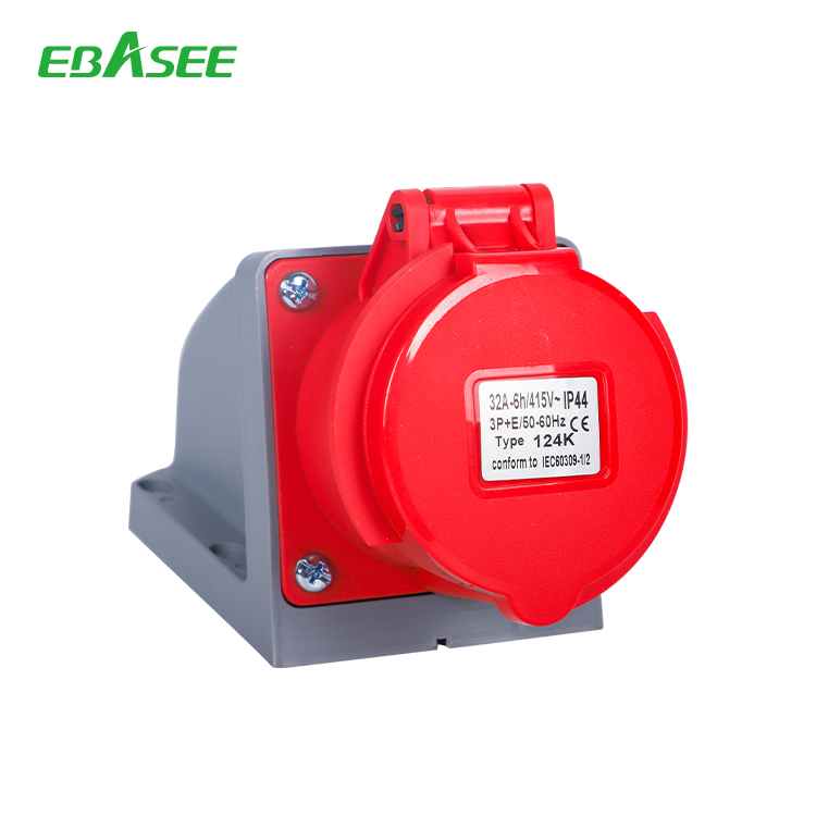 SN Series IP44 / IP67 Industrial Wall Mounted Socket Outlet - Shanghai ...