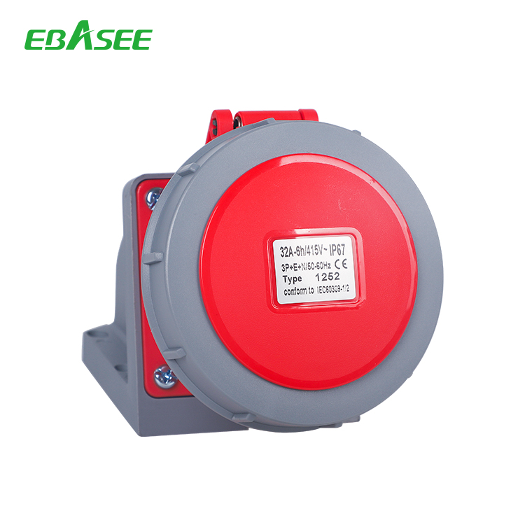 SN Series IP44 / IP67 Industrial Wall Mounted Socket Outlet - Shanghai ...